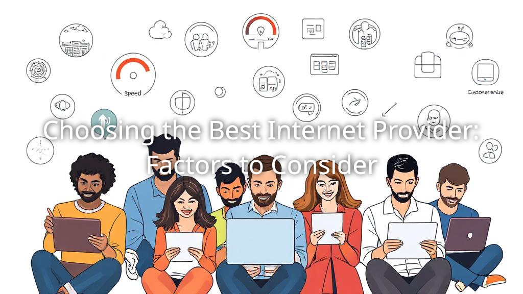 Choosing the Best Internet Provider: Factors to Consider Choosing the Best Internet Provider: Factors to Consider