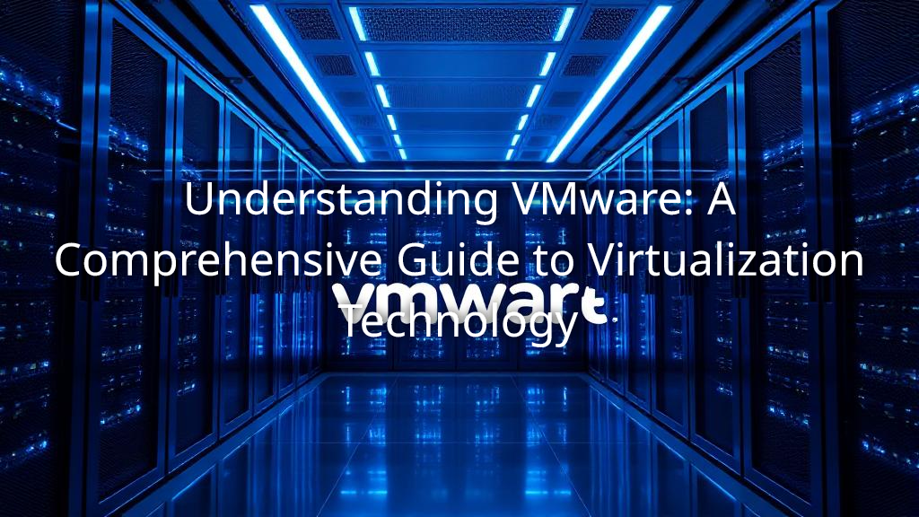 Understanding VMware: A Comprehensive Guide to Virtualization Technology Understanding VMware: A Comprehensive Guide to Virtualization Technology